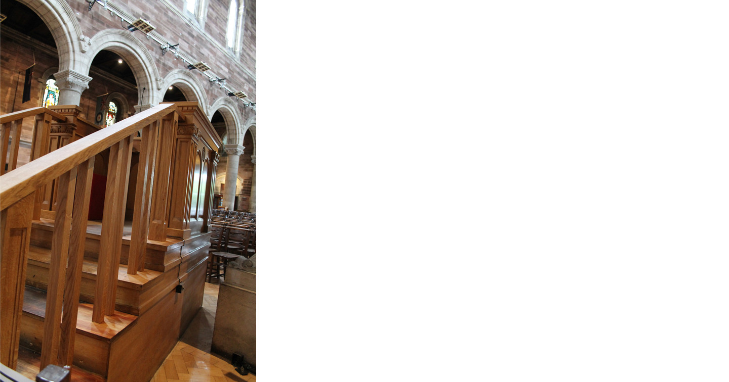 New rails make for a safer pulpit in St Anne’s Cathedral - Church of ...
