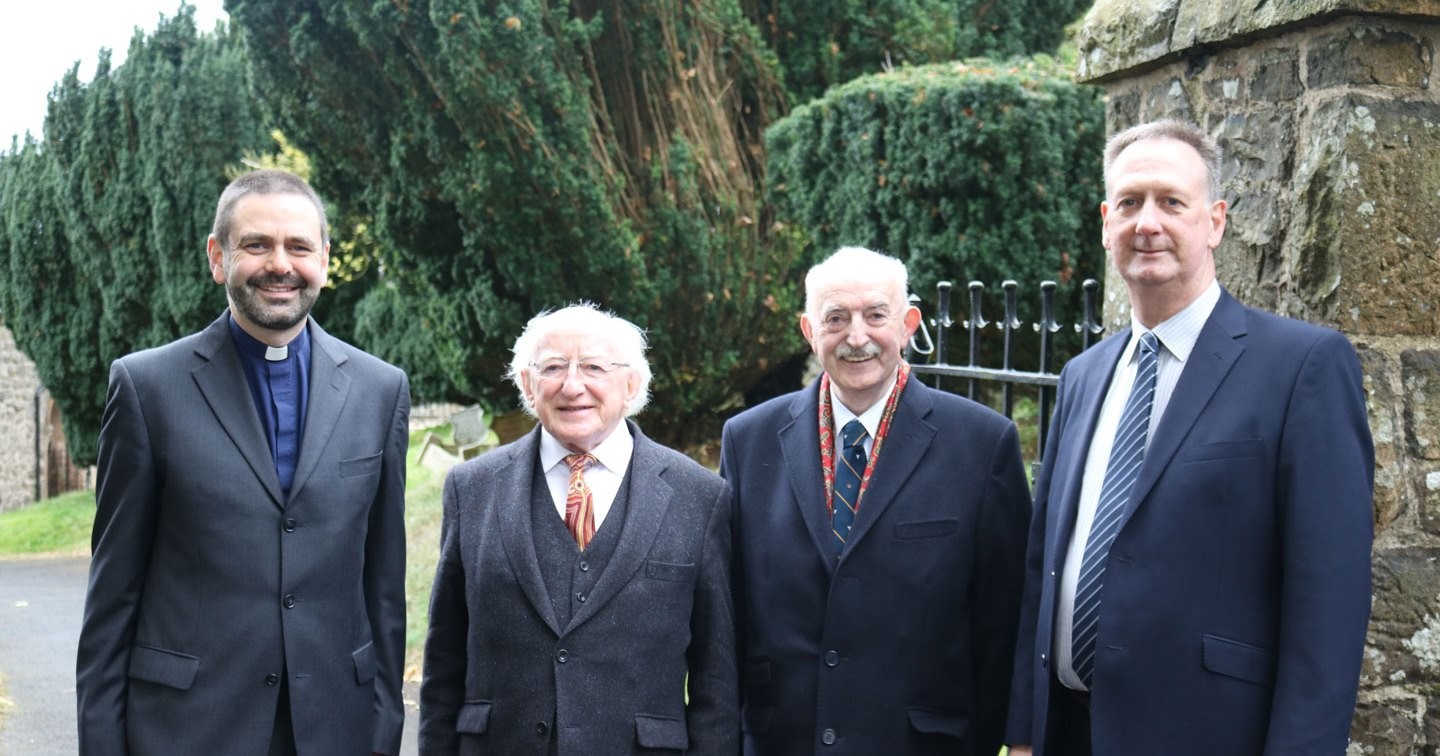 Irish President Visits Poet’s Grave in Donegore Parish - Church of ...