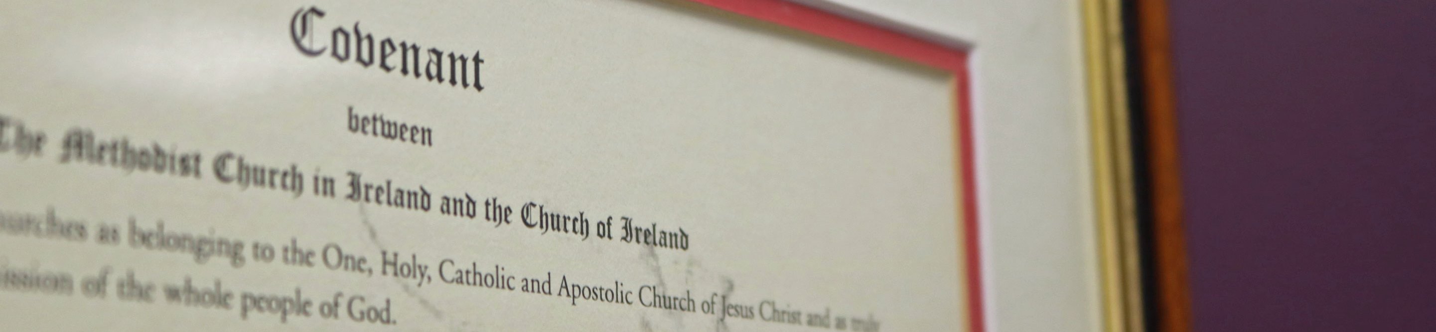Church of Ireland and Methodist Covenant - Church of Ireland - A Member ...
