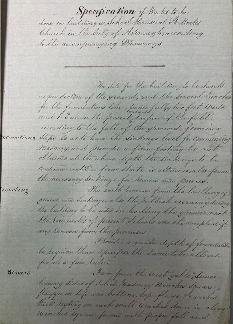 The Papers of John Farr, Master Builder, Armagh - Church of Ireland - A ...