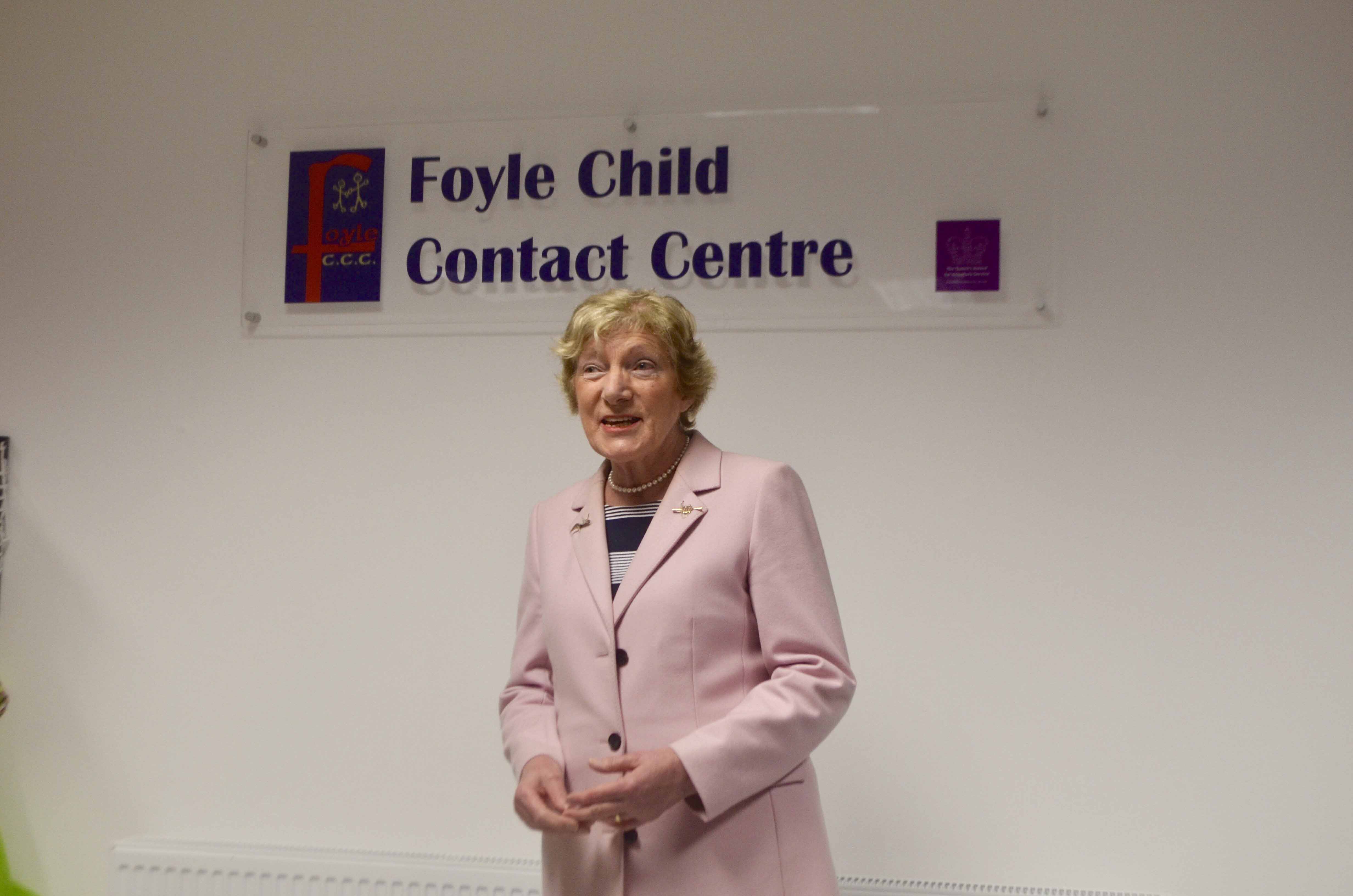 A Northern Ireland first for Foyle Child Contact Centre as Lady Eames ...