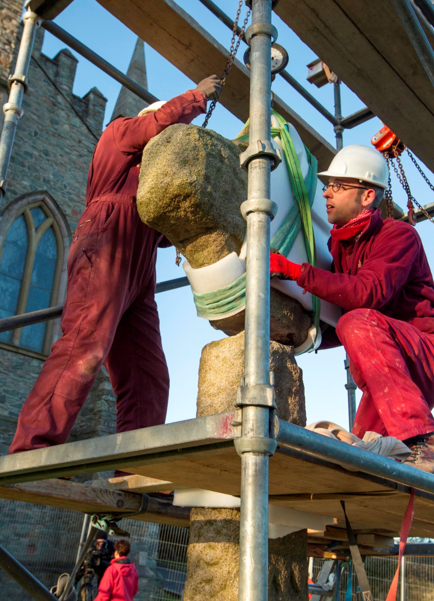 Downpatrick’s Iconic 1100–year–old High Cross Removal - Church of ...